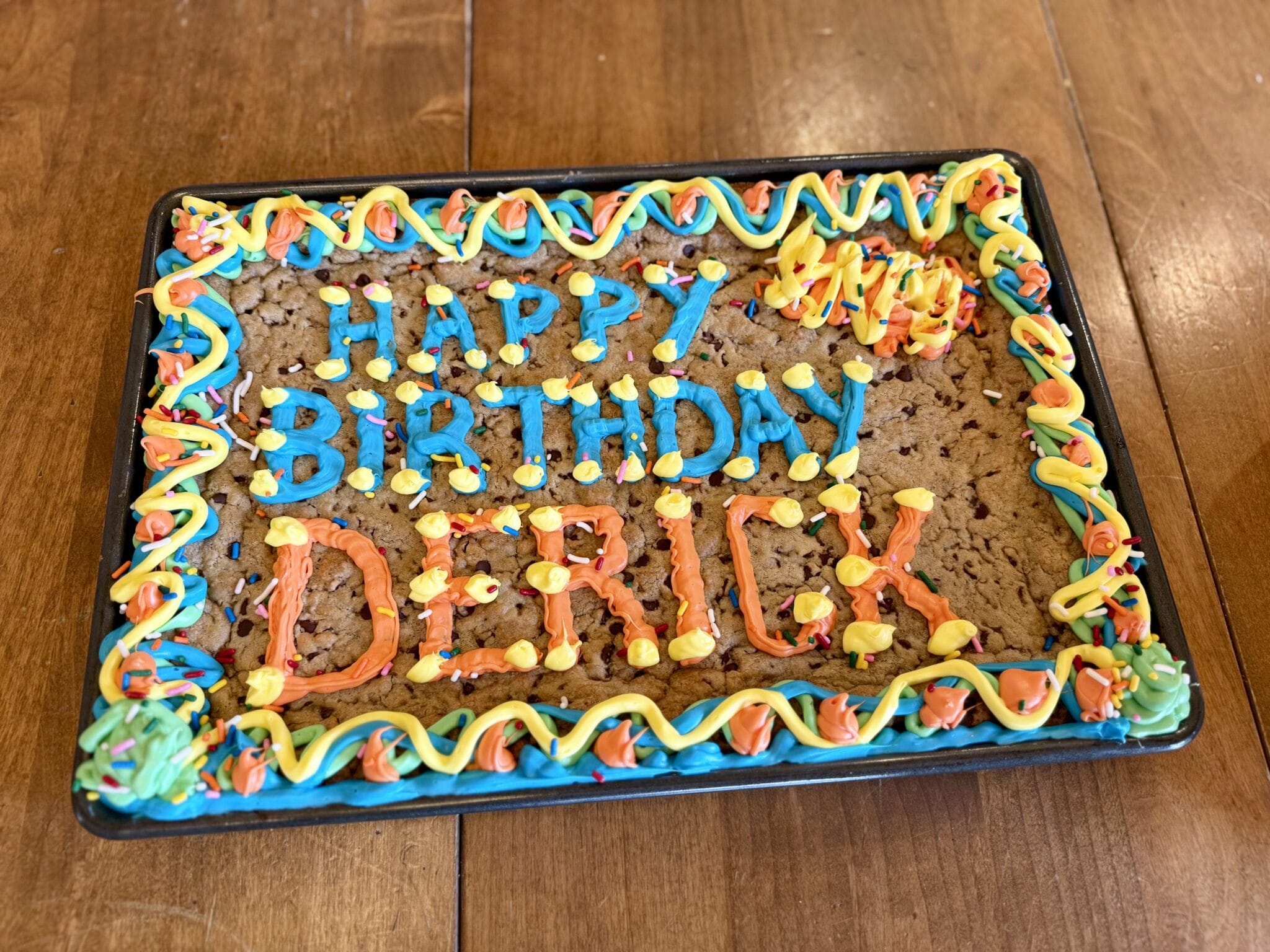 Easy Cookie Cake - The Dillard Family